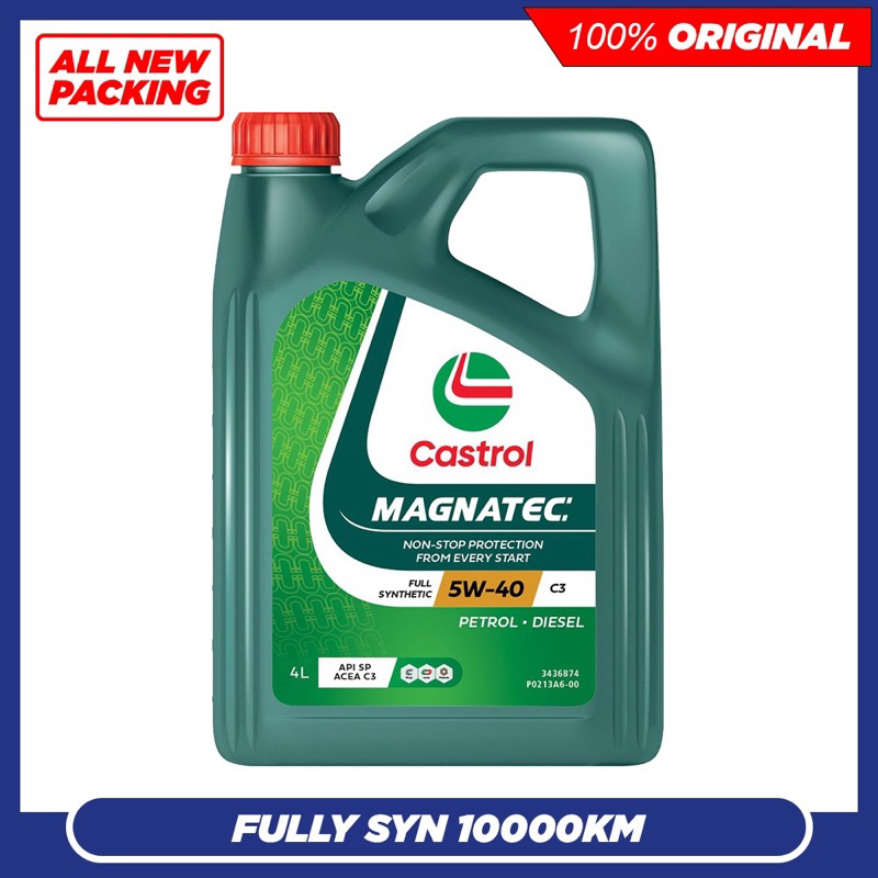 🔥🔥BIG SALES🔥🔥[100% Original] [NEW PACKING] [4L] CASTROL Magnatec 5W40 ...