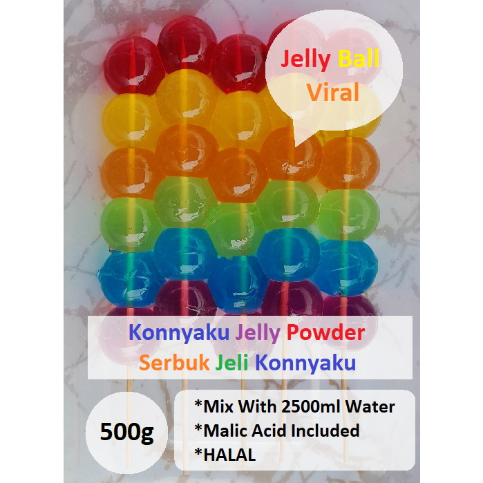 Konnyaku Jelly Powder | Serbuk Jeli Konnyaku | Serbuk Jeli Ball [UNI VILLA | HALAL | Original ...