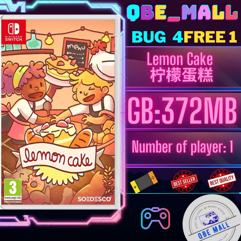 Lemon Cake 檸檬蛋糕 柠檬蛋糕 (Nintendo switch) DigitalDownload | Shopee Malaysia