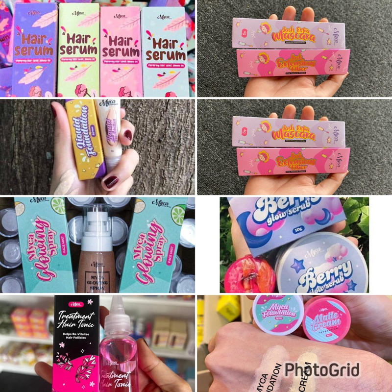 HOT ITEM MYCA | MYCA FOUNDATION | MYCA GLOWING SPRAY | MYCA HAIR TONIC ...