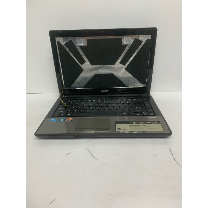 Acer aspire 4745 faulty laptop for spare parts A and B casing is broken ...