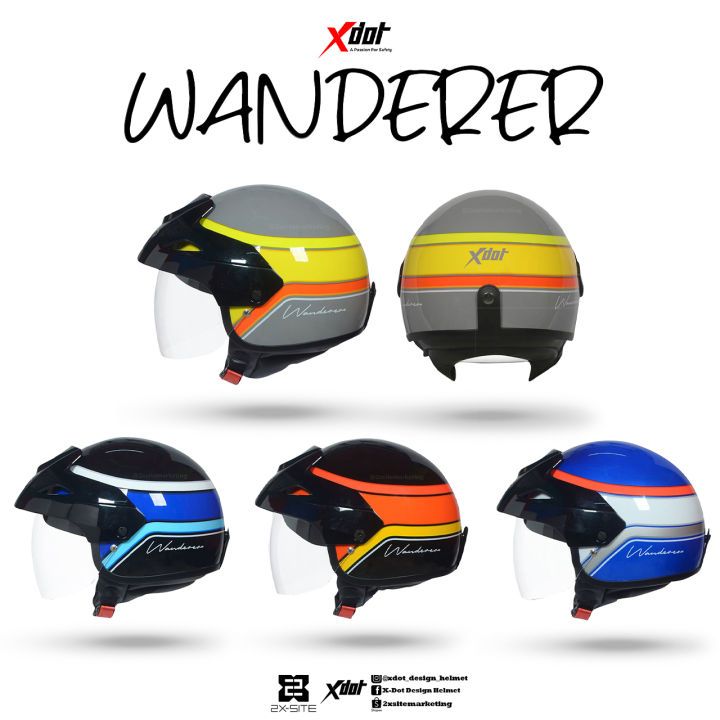 🔥XDOT G118 HELMET - WANDERER EDITION (You Only Live Once)🔥 | Shopee ...