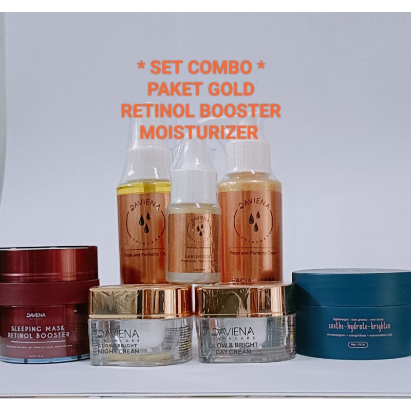 DAVIENA PAKET COMBO ( PAKET + RETINOL+ MOISTURIZER) | Shopee Malaysia