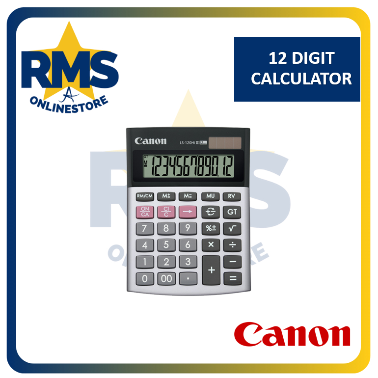 CANON 12 Digit LS-120 HI Calculator (Original) | Shopee Malaysia