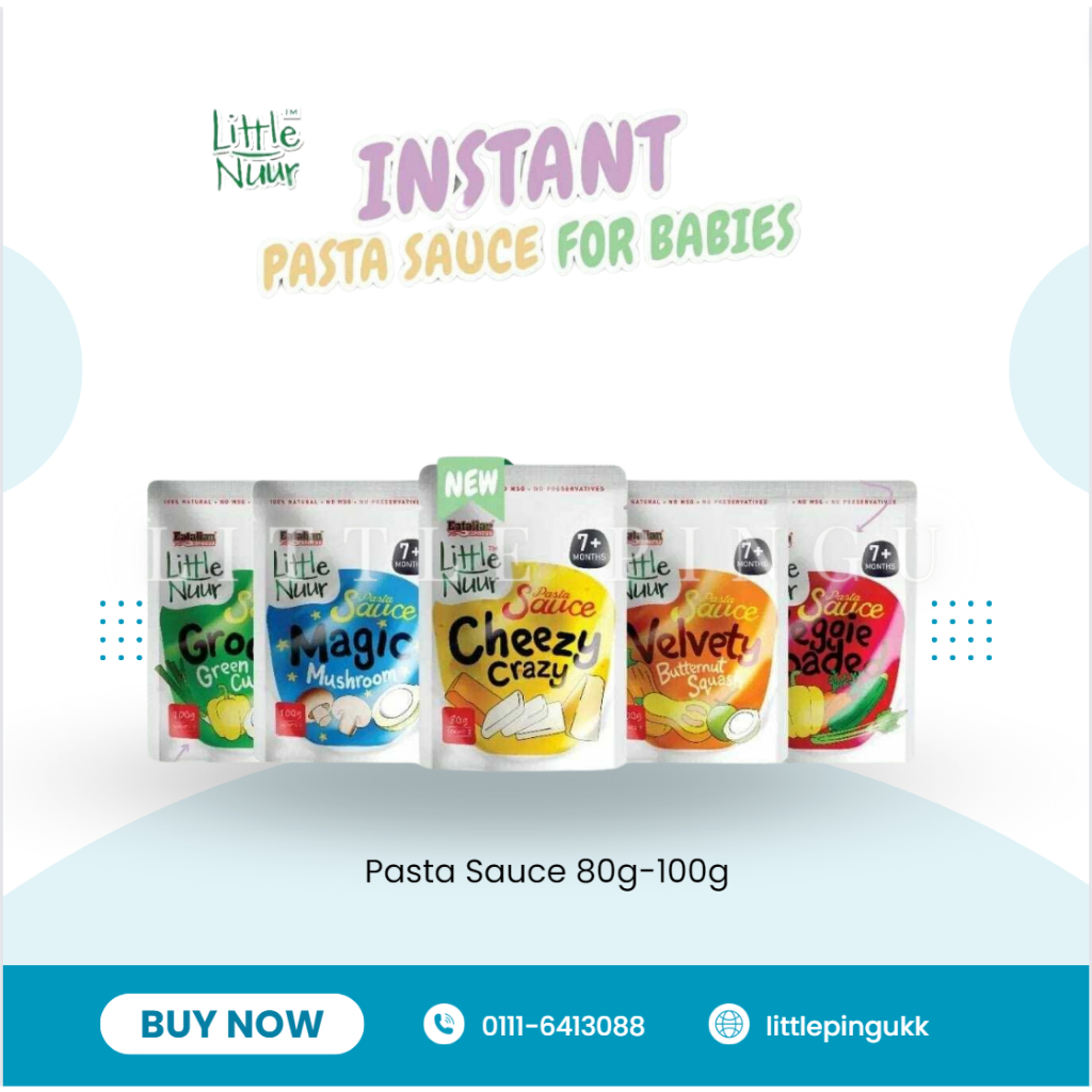 Eatalian Expess Little Nuur Pasta Sauce 80g-100g (7m+) | Shopee Malaysia