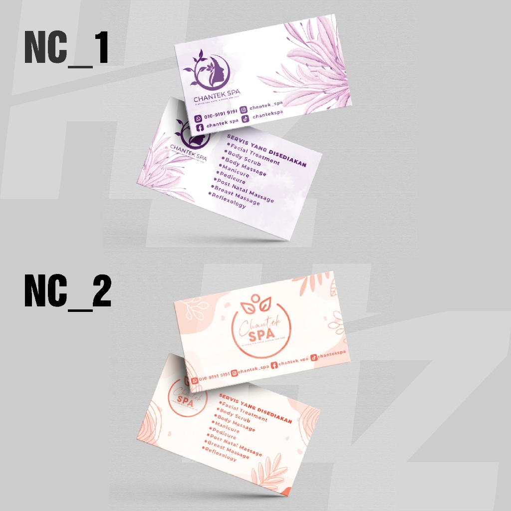 TWO SIDE Kad Nama / Business Card / Bisnes Kad / Name Card Design ...