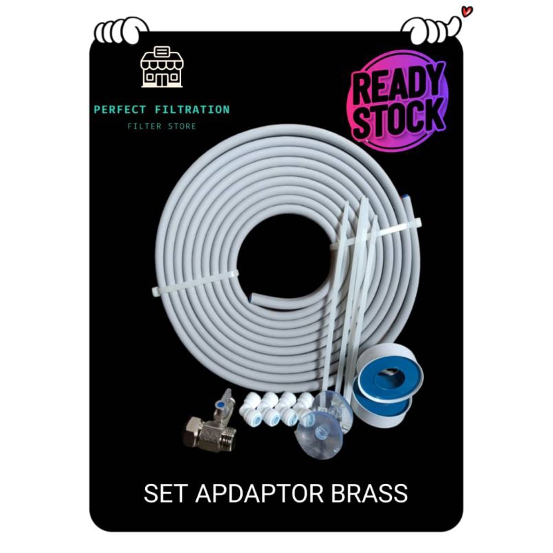 WATER TUBBING 5 METER 1/4" (1 SET) Coway Elken LG Cuckoo SKMagic Water ...