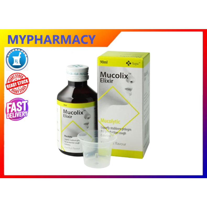 Mucolix Elixir 90ml (Cold & Cough Relief) | Shopee Malaysia
