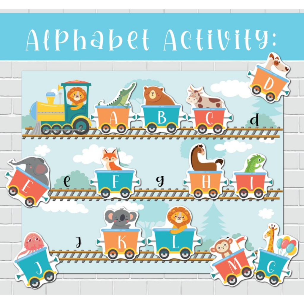 PDF] 073- Train Alphabet Activity Printable Montessori Toddler ...