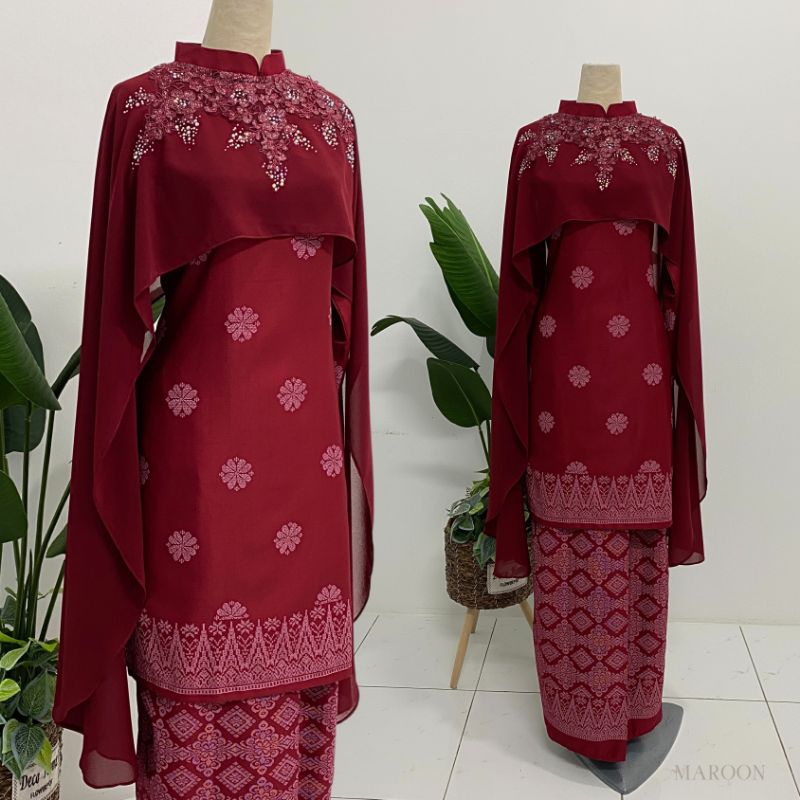 KURUNG SONGKET NEELAM 2024 | Kurung Songket | Songket Printed | Kurung ...