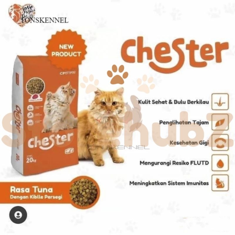 Catfood Chester 20kg tuna | Shopee Malaysia