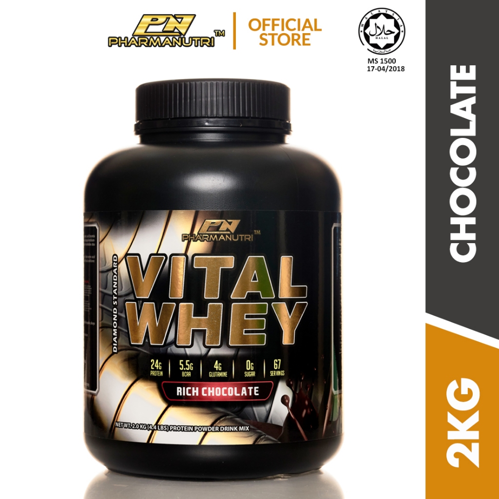Pharmanutri Vital Whey Protein Isolate (2kg/67 Servings) | Shopee Malaysia