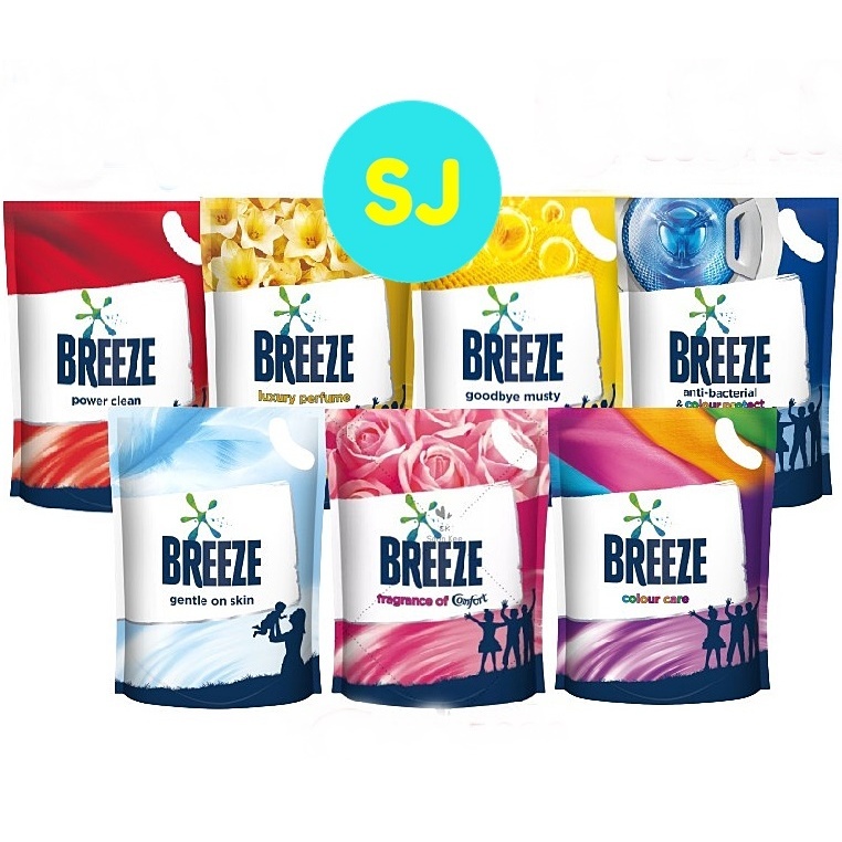 Breeze Liquid Detergent Refill Pack (3.2-3.4kg) | Shopee Malaysia