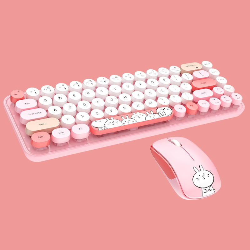 MOFII I Bean Pro Wireless Keyboard Mouse Combo Set Office Cute PC ...