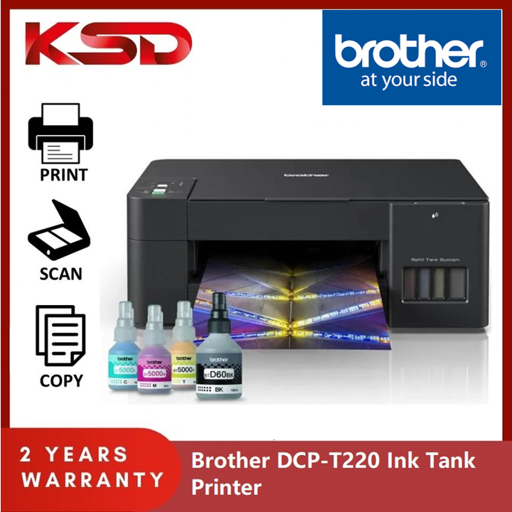 Brother DCP-T220 Multi-function Print, Copy, Scan Inkjet Colour Hi ...