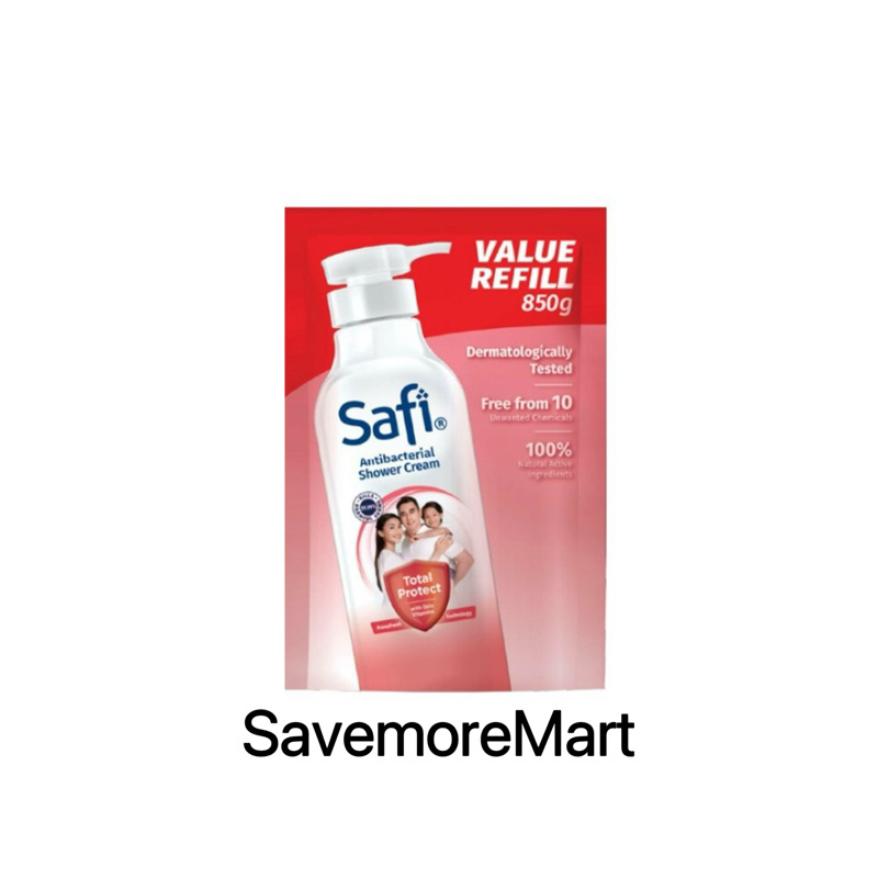 Safi Antibacterial Shower Cream Total Protect Refill 850G | Shopee Malaysia