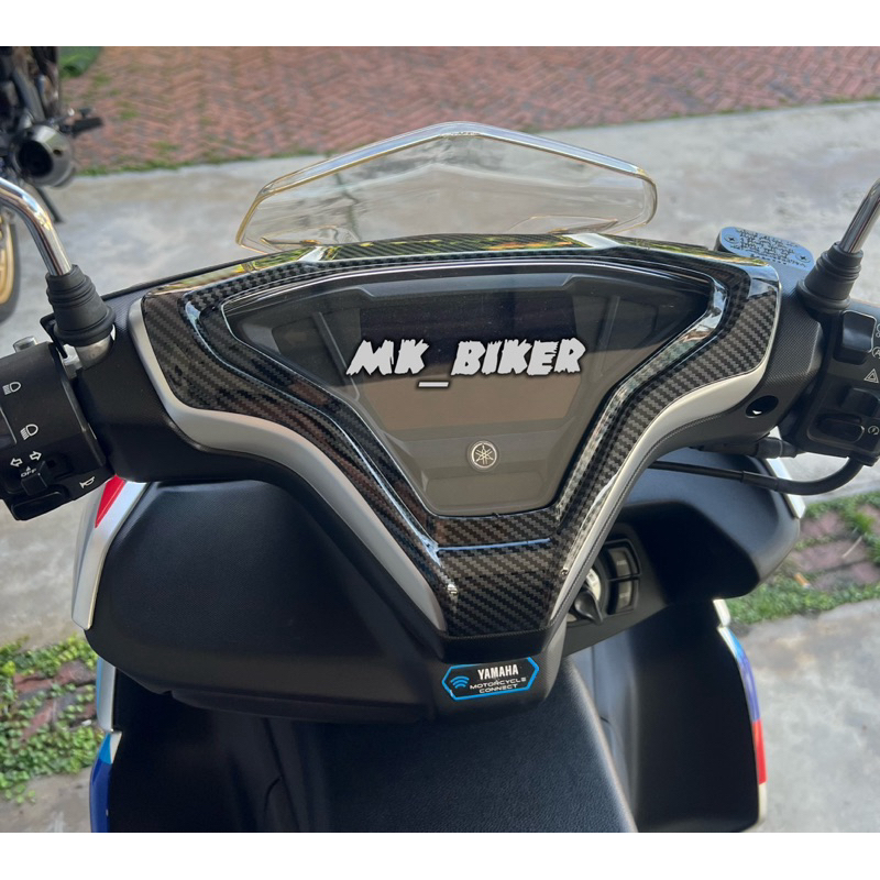 YAMAHA NVX 155 V2 METER FRAME CARBON NVX155 COVERSET PART - METER COVER ...