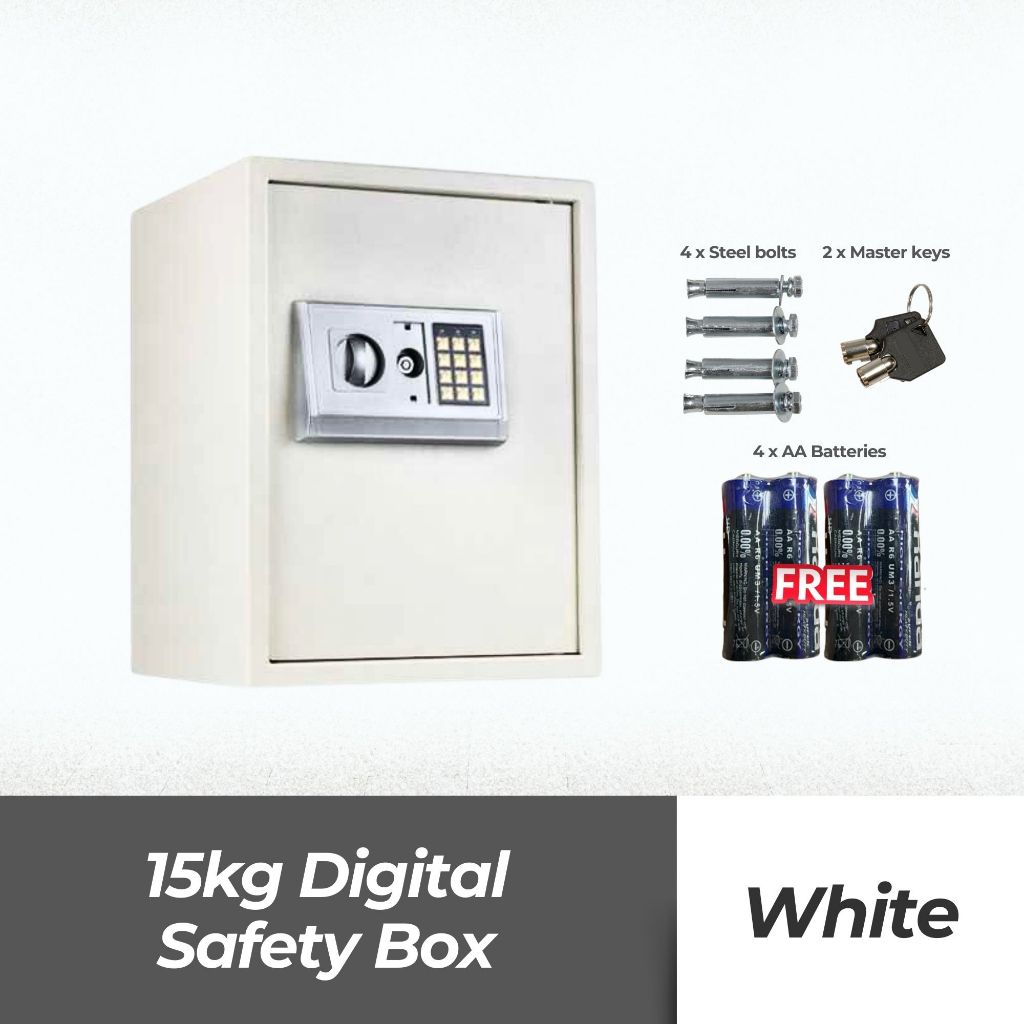 Premium Digital Safety Box 15kg Home Office Money Gold Safe Box High ...