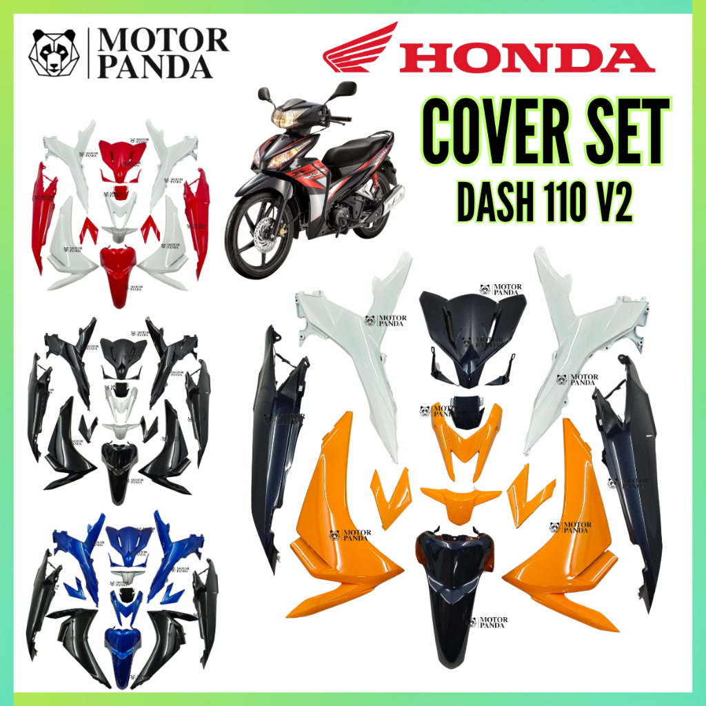 HONDA WAVE DASH V2 DASH110 DASH 110 DASH2 BODY COVER SET COVERSET CAVER KABER SET KAVER REPSOL ...