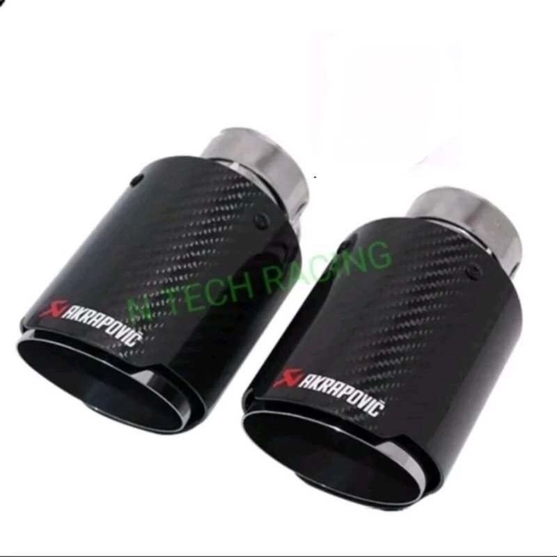 Akrapovic Exhaust Tip Muffler Tip Tail Pipe (Ori Carbon Fibre) (Forged ...