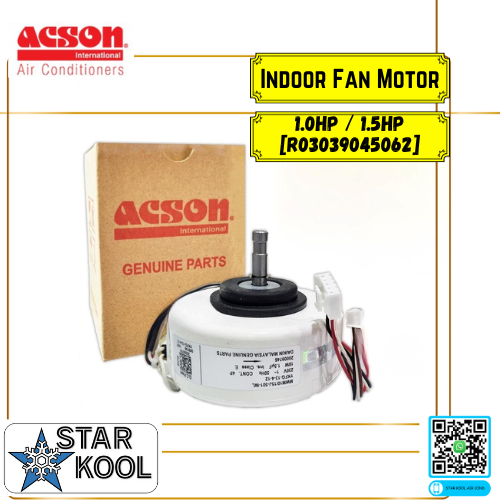 ACSON INDOOR FAN MOTOR 1.0HP 1.5HP 2.0HP 2.5HP AWM10/15/20/25J/JN/N/S ...