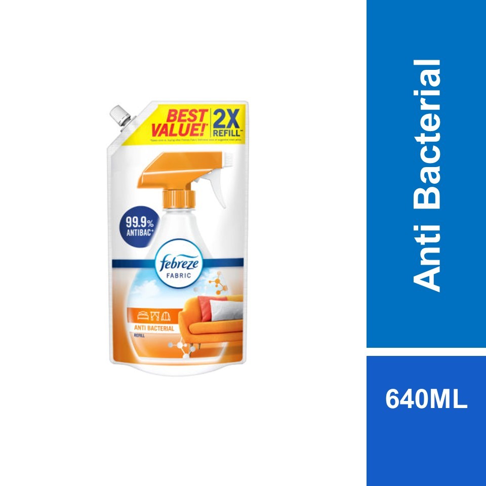 Febreze Anti Bacterial Fabric Refresher Refill 640ml | Shopee Malaysia
