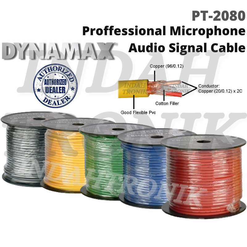 (Per Meter) DYNAMAX High Quality Shielded Mic Cable Microphone Cable ...