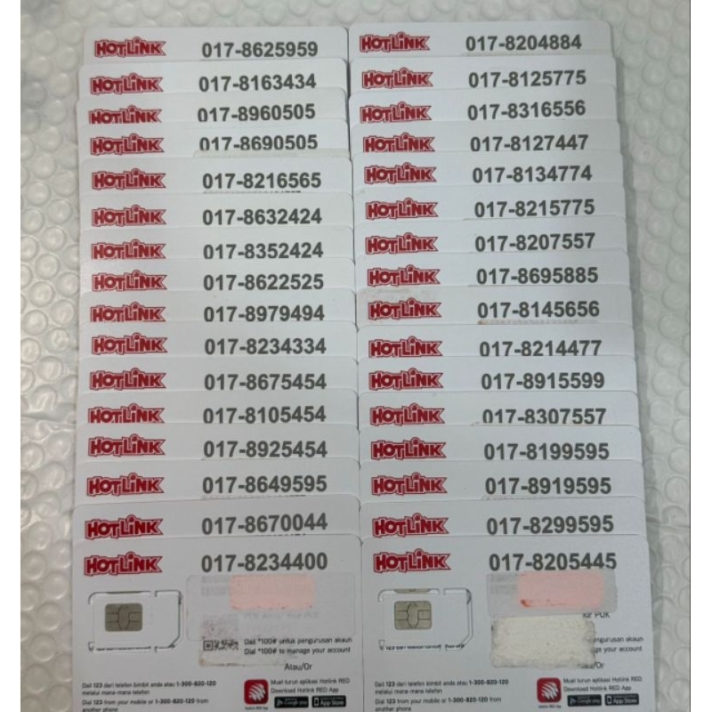 Vip Number Hotlink Prepaid | Shopee Malaysia