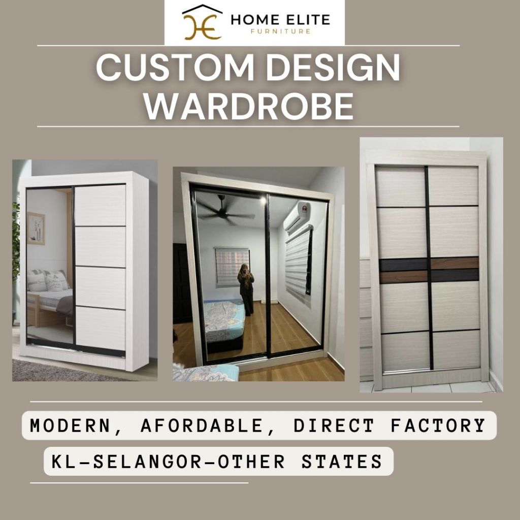 HOME ELITE CUSTOM DESIGN Wardrobe Pre-Assembled Custom Design Custom ...