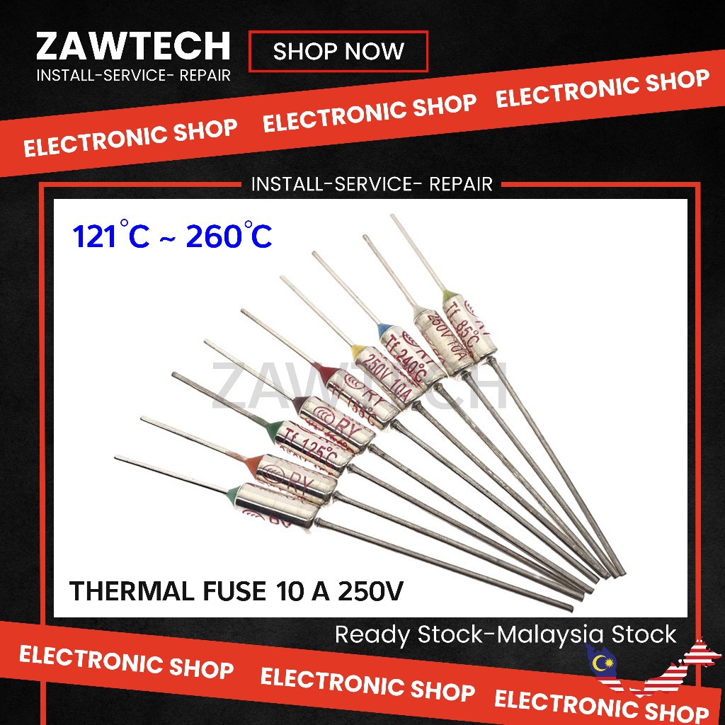 THERMAL FUSE FOR OVEN / RICE COOKER 10A 240/250V | Shopee Malaysia