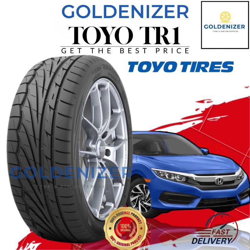 Toyo tr1 tire tyre tayar 165/50-15 195/55-15 195/50-15 195/50-16 205/45-16 205/50-16 205/45-16 ...