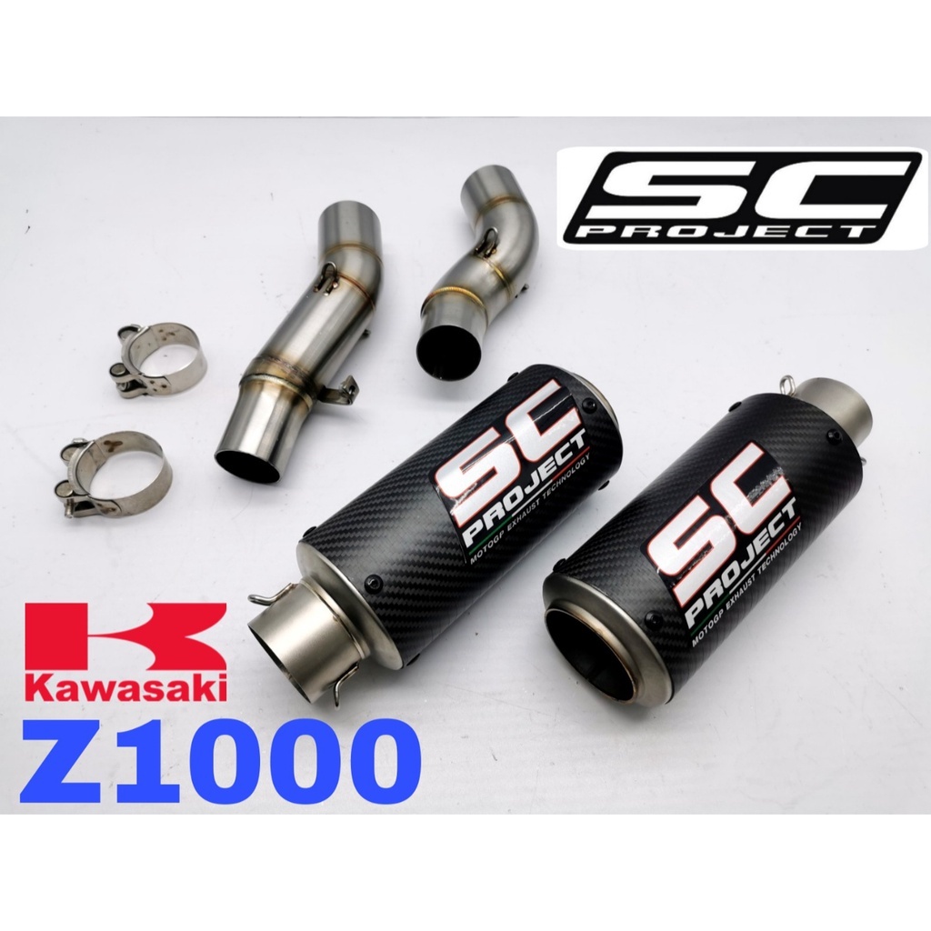 Manifold SC Project Exhaust Slip On Kawasaki Z1000 Z1K Stainless Steel ...