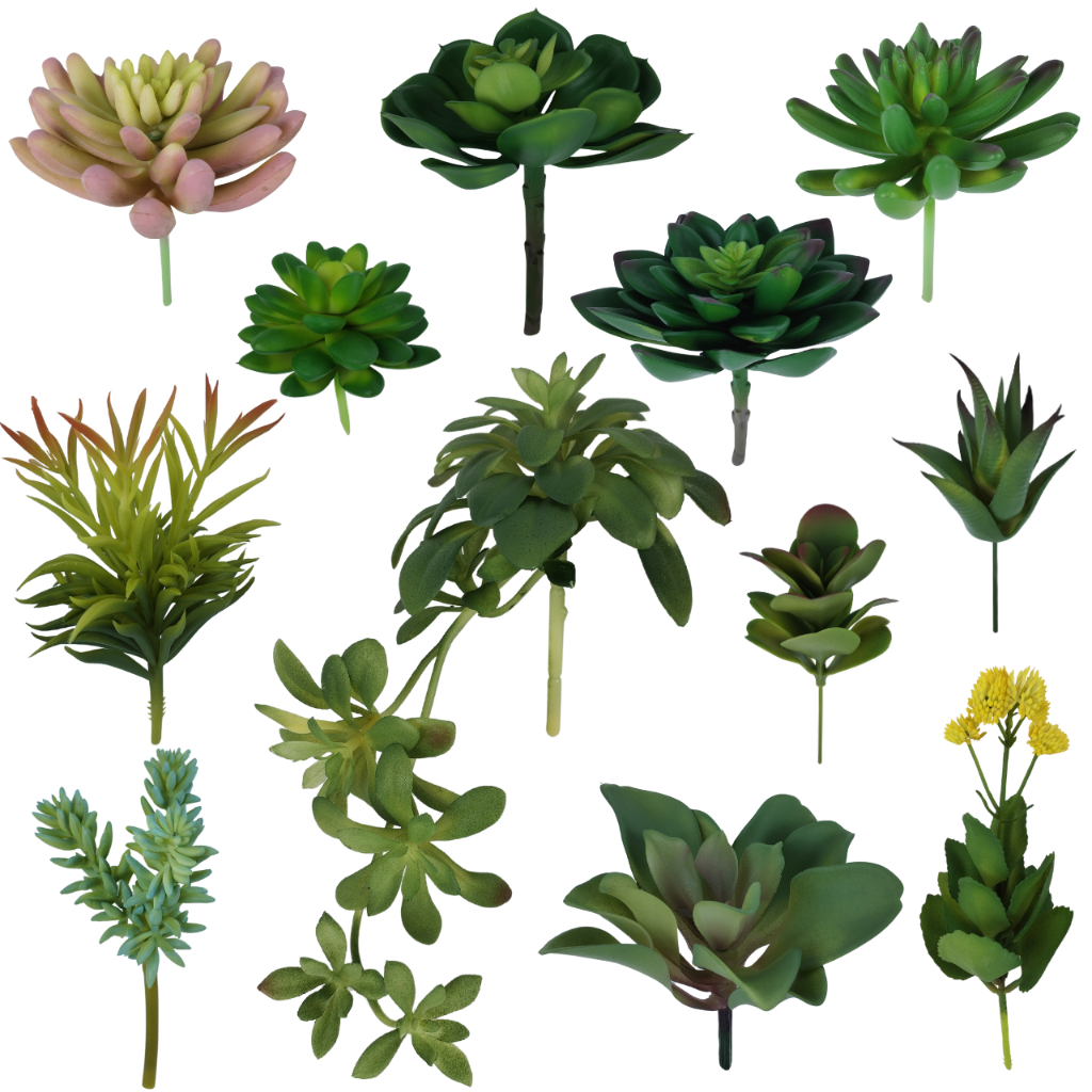 Artificial Mini Succulent Plant / 仿真多肉植物 / Cactus Mini / Kaktus Kecil ...