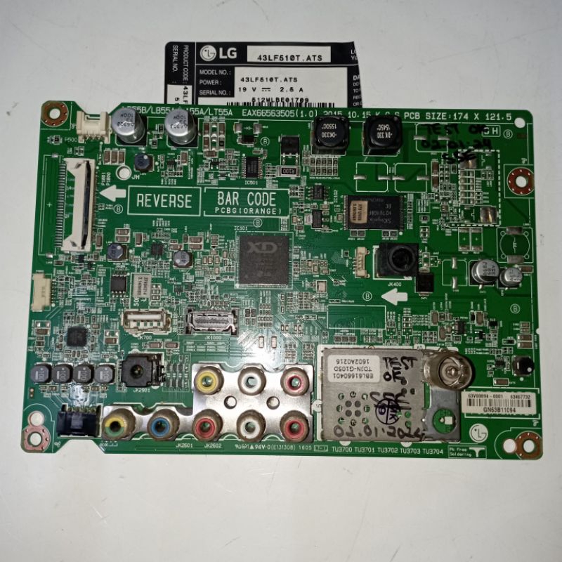 LG 43LF510T.ATS/AIO BOARD/TCON | Shopee Malaysia