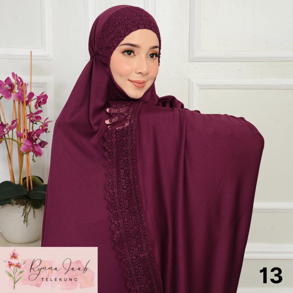 💥NEW ARRIVAL💥 TELEKUNG LACE BUNGA / TELEKUNG TRAVEL SEJUK [COTTON ...
