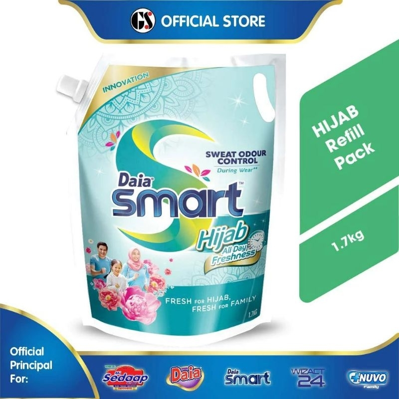 Daia Smart Concentrated Liquid Detergent Refill 1.5/1.7kg | Shopee Malaysia