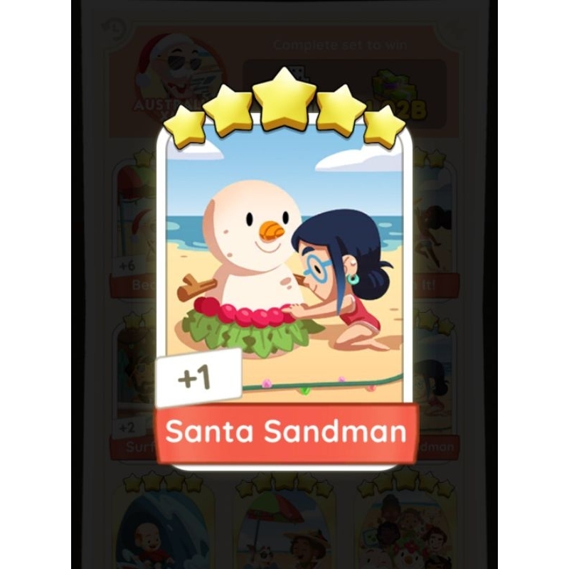 Monopoly Go 5⭐ (Albums2: Santa Sandman) | Shopee Malaysia