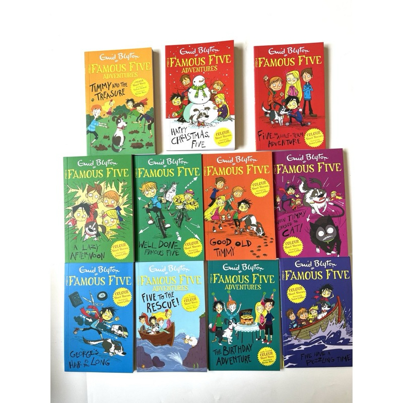 (11books set) Enid Blyton Famous Five Short Stories Collection Famous 5 | Shopee Malaysia