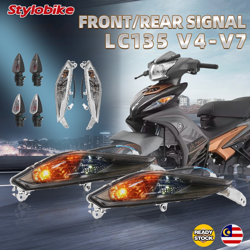 LC135 V4-V7 Signal Light 135LC V4 V5 V6 V7 Indicator Signal Depan Front Rear Lampu Dada Tinted ...