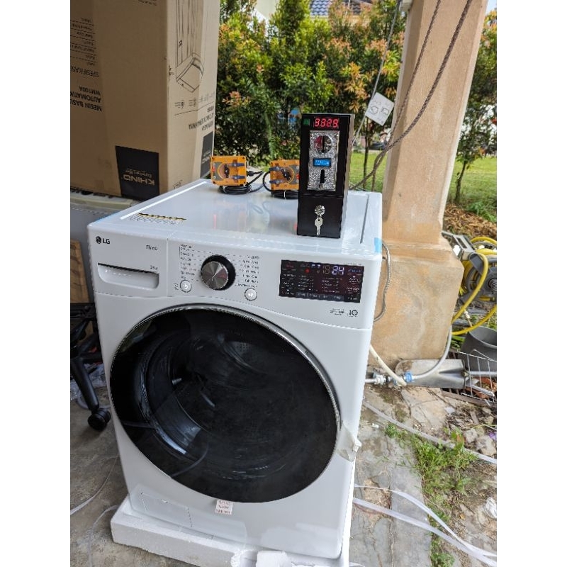 Coin @ Token operated self service washing machine 24kg LG | Shopee ...