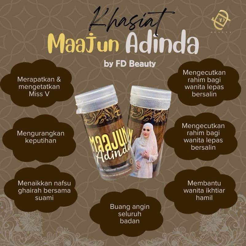 MAAJUN ADINDA BY FD BEAUTY 💯 | Shopee Malaysia