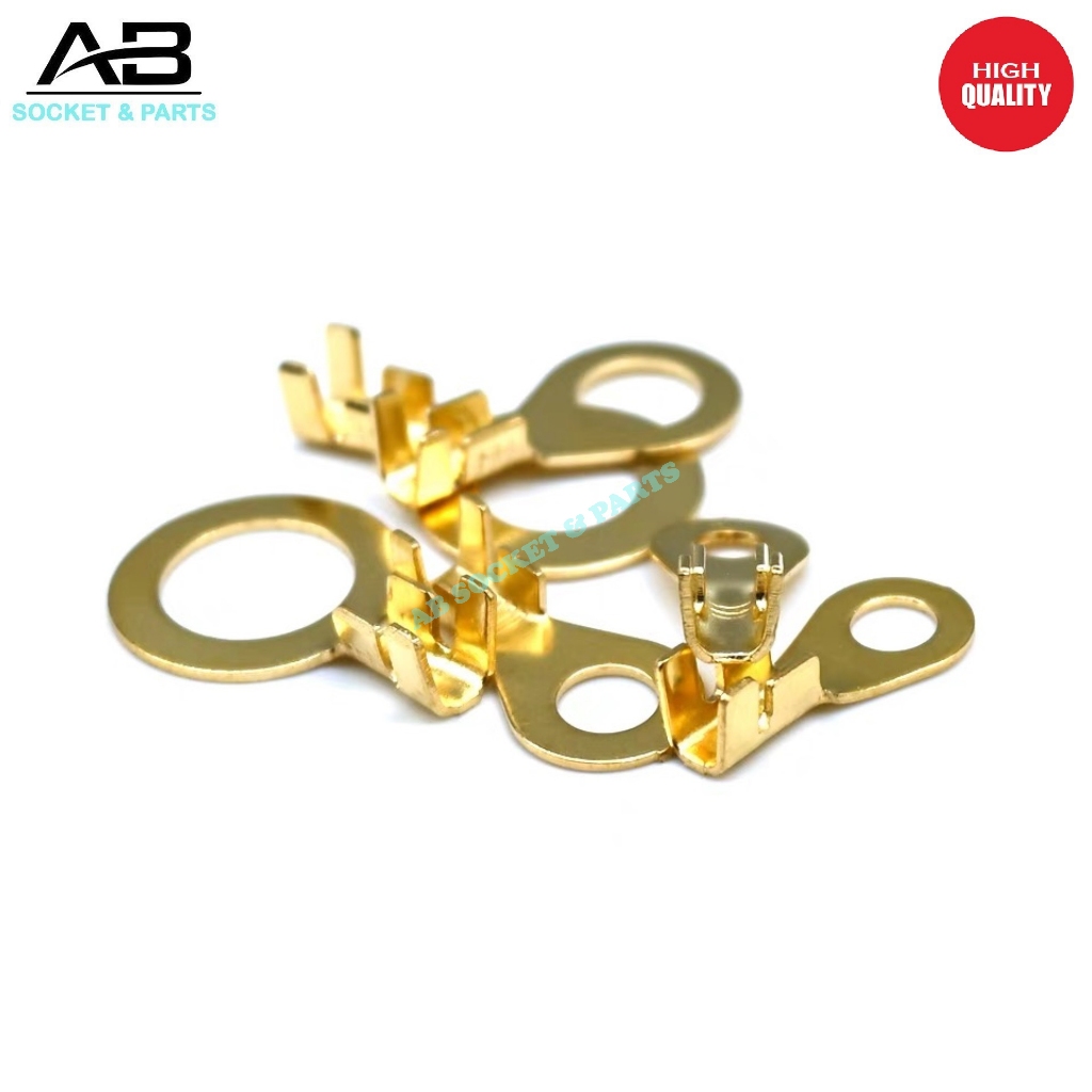 O-Ring Type Copper Brass Terminal Clip (100Pcs) | Shopee Malaysia
