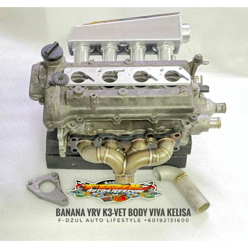 Banana Turbo Manifold K3-VET YRV Body Viva Kelisa Short Length | Shopee ...