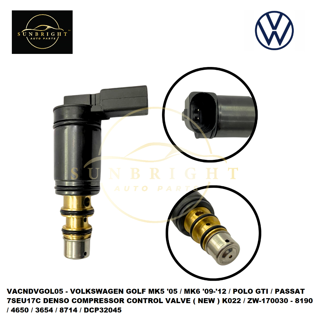 VOLKSWAGEN GOLF MK5 '05 / MK6 '09-'12 / POLO GTI DENSO COMPRESSOR ...