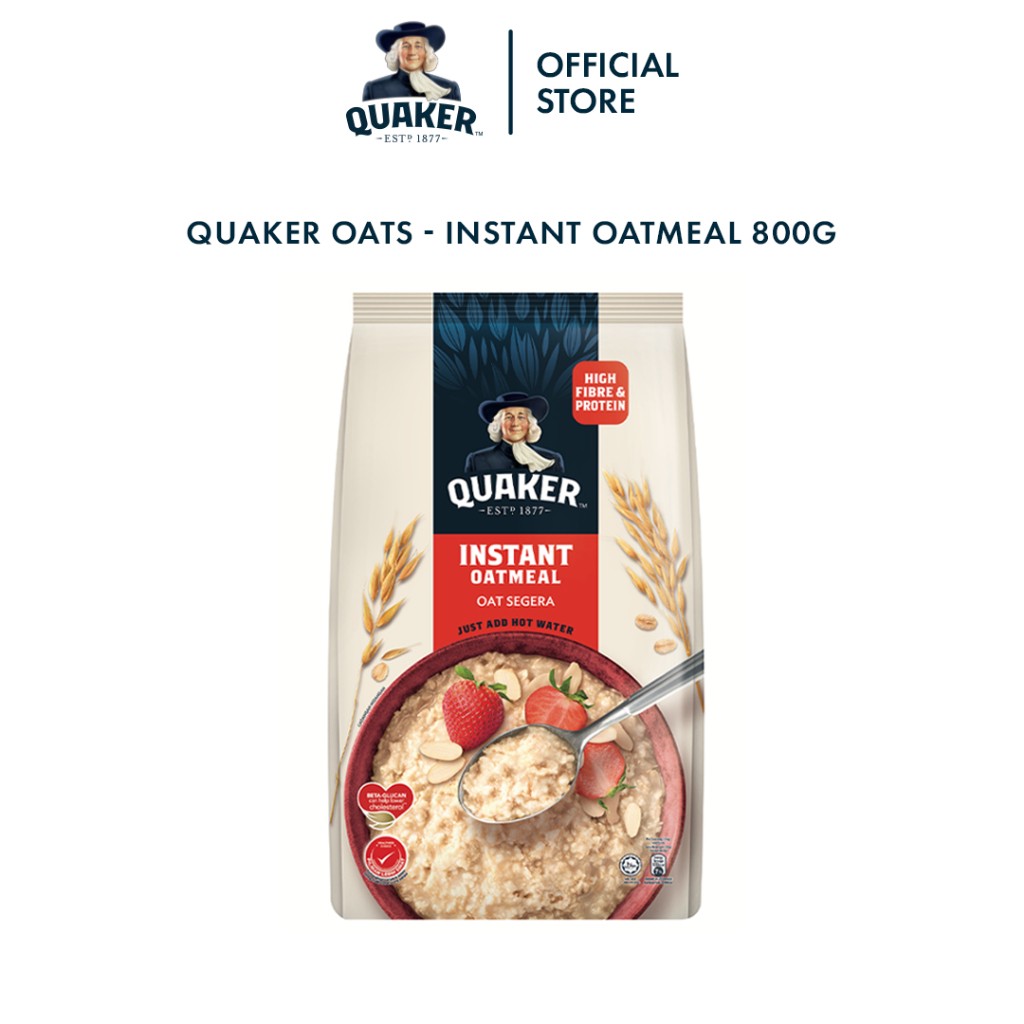 Quaker Instant Oatmeal (800g) / Quaker Oat Segera (800g) | Shopee Malaysia