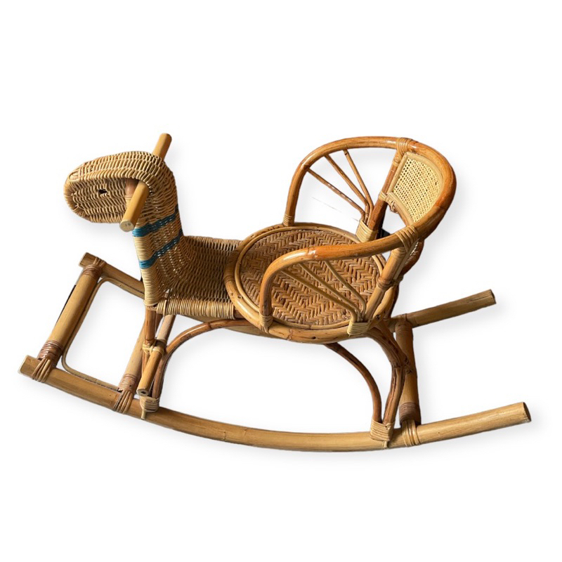 Kuda Kayu Rotan Toys kids play kids ride riding horse wood bamboo ...