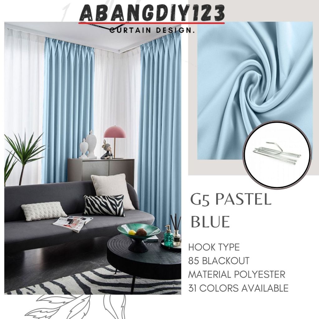 G5 Ready Made Curtain!!! Siap Jahit Langsir ,Langsir RAYA Kain Tebal ...