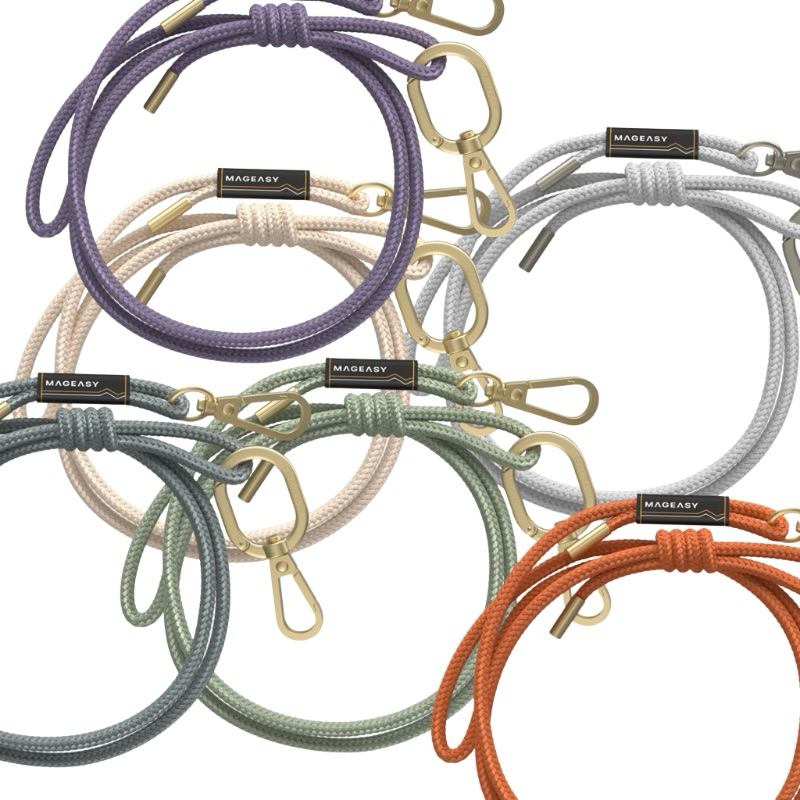 SwitchEasy/Mageasy ROPE STRAP+STRAP CARD - 6mm For iPhone/Samsung ...
