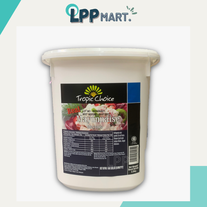 TC MAYO TROPIC CHOICE REAL MAYONNAISE 2.9KG (Exp: 02/2026) | Shopee ...