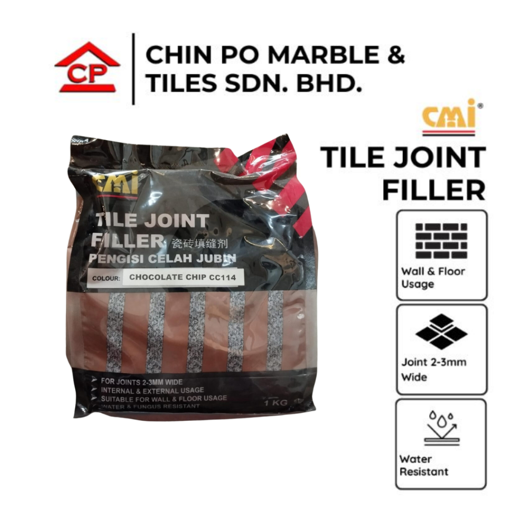 CMI TILE JOINT FILER / PENGISI CELAH JUBIN / COLOUR CEMENT/GROUT 1 KG ...